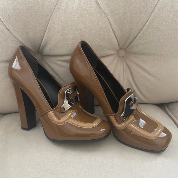 Prada | Shoes | Htf Hot Runway Prada Heels 4 Eu 9 Us Fabulous | Poshmark